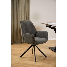 ACTONA GROUP Esszimmerstuhl &raquo;Graham 2er Set mit Armlehnen - drehbar & gepolstert, mehreren Farben&laquo; (Set) 2 Stk.Stoff, dekorativer Cut-Out, 