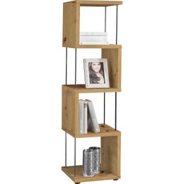 M&auml;usbacher Standregal &raquo;Sticks Regale&laquo; Breite 33 cm braun Holzwerkstoff B/H/T: 33cm x 126cm x 33cm, 4 Stk. offenes Fach