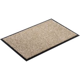 Astra Fu&szlig;matte &raquo;Proper Tex 618&laquo; rechteckig 9 mm H&ouml;he Schmutzfangmatte, auch als L&auml;ufer, waschbar, In -und Outdoor geeignet beige Kunstfaser B : 60cm 1