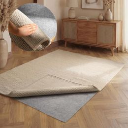 vikosa Teppichunterlage &raquo;Prove&laquo; Rutschfest, Anti-Slip-Matte, Teppichstop, Antirutsch, Zuschneidbar Filz B/L: 70cm x 140cm, 2mm
