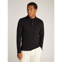 Tommy Hilfiger Herren Langarm-Poloshirt &raquo;1985 SLIM LS POLO&laquo; schwarz XL