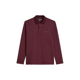 Marc O'Polo Marc O'polo Herren Marc O'Polo Langarm-Poloshirt relaxed aus schwerem Bio-Baumwoll-Jersey M