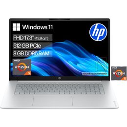 HP Notebook &raquo;OmniBook 3 17-dp0256ngx&laquo; 43,9 cm / 17,3 &prime;&prime; AMD Ryzen 5 Radeon 610M 512 GB SSD silber AMD Radeon 610M Grafikkarte