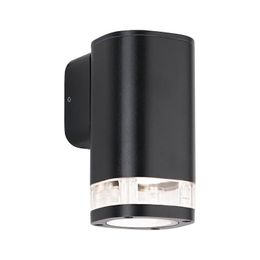 Paulmann Au&szlig;en-Wandleuchte &raquo;Colum IP44 80x112mm max. 20W 230V Anthrazit Aluminium&laquo; GU10 1 Stk. seewasserresistent grau 1, H: 15,3cm, 1 Stk.