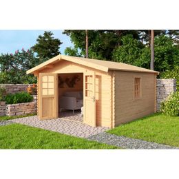 Konifera Gartenhaus &raquo;Nienstedten 1&laquo; in 3 Varianten beige Holzwerkstoff ohne Fu&szlig;boden, ohne Dacheindeckung