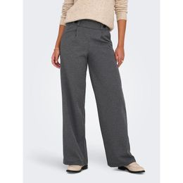 Jacqueline de Yong Jdy Damen JDY Jerseyhose &raquo;JDYGEGGO NEW LONG PANT JRS NOOS&laquo; Materialmix grau XS (34), L&auml;nge 32