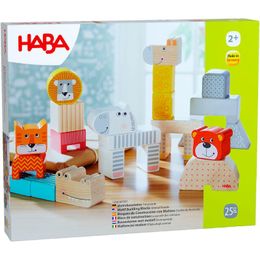 Haba Spielbausteine &raquo;Motivbausteine Tierparade&laquo; Made in Germany bunt Einheitsgr&ouml;&szlig;e Spielbausteine