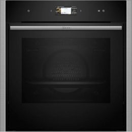 Neff Backofen N 90 &raquo;B64FS31N0&laquo; mit Teleskopauszug nachr&uuml;stbar mit EasyClean Optimaler Zugang dank Slide&Hide & gesundes D&auml;mpfen bis 120 &deg;C grau 