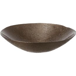 Leonardo Schale &raquo;COMO&laquo; aus Glas 32 cm, Kalk-Natron-Glas braun Glas &Oslash; 32cm