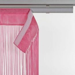 Liedeco Schiebegardine &raquo;String&laquo; Klettband 1 Stk. tlg. HxB: 245x60 pink Polyester 245cm, Klettband, 60cm