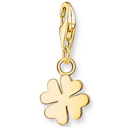 Thomas Sabo Damen Thomas Sabo Charm-Einh&auml;nger &raquo;Kleeblatt&laquo; gold Einheitsgr&ouml;&szlig;e