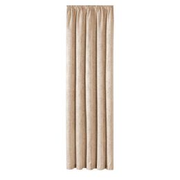 Weckbrodt-Gardinen Vorhang &raquo;Jona&laquo; Kr&auml;uselband 1 Stk. tlg. Jacquard, edler Glanz, blickdicht, Gardine, Store silber Polyester 175cm, Kr&auml;uselband, 145cm