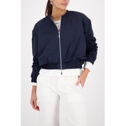 monari Damen Kurzjackemarine, Gr. 44, unifarben, Web, Obermaterial: 60% Polyester, 40% Polyamid. Besatz: 100% Polyester. Futter: 100% Polyester,
