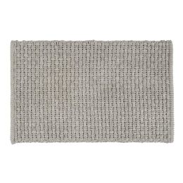 Wenko Badematte &raquo;Ecoli&laquo; H&ouml;he 15 mm rutschhemmend beschichtet mit Flechtstruktur, stark saugf&auml;hig, fusselfrei Materialmix rechteckig (50cm x 80cm ), 1 