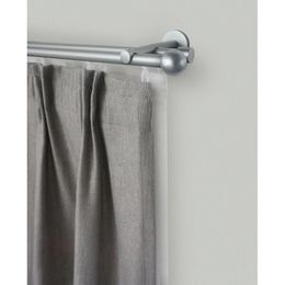 Garesa Gardinenstange &raquo;SEFRA&laquo; &Oslash; 16 mm 2 l&auml;ufig-l&auml;ufig Wunschma&szlig;l&auml;nge Vorhanggarnitur,Innenlaufgarnitur, verl&auml;ngerbar, Endknopf Kugel silber Aluminium 
