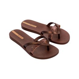 Ipanema Damen Zehentrenner &raquo;Ipanema KIREI CHIC FEM&laquo; f&uuml;r Alltag, mit leicht profiliertem Laufsohlenprofil braun 35/36