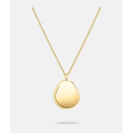 Liebeskind Berlin Damen Kette mit Anh&auml;nger &raquo;Schmuck Geschenk Edelstahl Halskette The Organic&laquo; gold Edelstahl, L: 50 B: 2mm