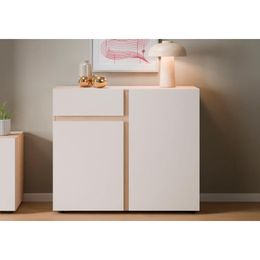 Home Affaire Sideboard &raquo;TAVERA&laquo; Sideboard Breite 100 cm, modern, grifflos, viel Stauraum wei&szlig; Holzwerkstoff B/H/T: 100,4cm x 86cm x 39,6cm, 1 Stk., 2 