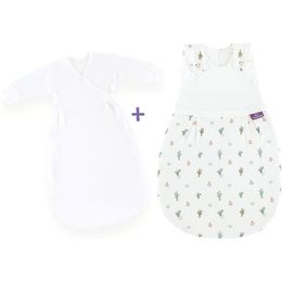 Tr&auml;umeland Babyschlafsack &raquo;Set Kaktusliebe&laquo; bunt Obermaterial: 100% Baumwolle 44, umlaufender Rei&szlig;verschluss