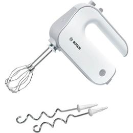 Bosch Handmixer &raquo;Styline MFQ4030, Edelstahl R&uuml;hrbesen/Knethaken, 5 Stufen, wei&szlig;&laquo; 500 W Turbotaste, leichtes Geh&auml;use, Made in Europe bunt Einheitsgr&ouml;&szlig;e