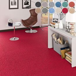 OTTO home Teppichboden &raquo;Fortis, Schlinge, Gesamth&ouml;he 5 mm, Made in Netherlands&laquo; rechteckig meliert, Breite 400 cm, strapazierf&auml;hig, Wohnzimmer rot 