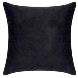 Pad Dekokissen &raquo;Elegance&laquo; Design als Basic, aus Samt, elegante Optik schwarz Polyester B/L: 40cm x 40cm, 1 Stk.