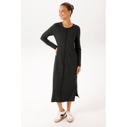 Aniston Casual Damen Aniston CASUAL Midikleid mit raffinierten Seitenschlitzen - NEUE KOLLEKTION 44, N-Gr