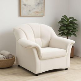 DOMO collection Sessel &raquo;FLORES 92x82 cm, hochwertig & besonders komfortabel&laquo; whlw. mit Federkern (nicht bei Microfaser PRIMABELLE -Struktur) beige 100