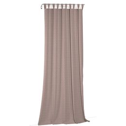 WIRTH Vorhang &raquo;Torbole&laquo; Schlaufen 1 Stk. tlg. nach Ma&szlig; rot Baumwolle, Polyester 325cm, Schlaufen, 132cm