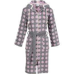 Carl Ross Damenbademantel &raquo;Velours&laquo; 1 Stk. RV-Kapuze rosa Velours 36/38 L: 105cm