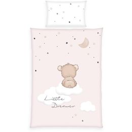 Baby Best Babybettw&auml;sche &raquo;babybest Little Dreamer&laquo; 2 Stk. Wendebettw&auml;sche rosa Renforc&eacute;, Obermaterial: 100% Baumwolle B/L: 100cm x 135cm, 1 Stk., 1 Stk., 