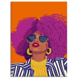 Artland Wandbild &raquo;Woman with sunglasses&laquo; Portrait 1 Stk. tlg. als Alubild, Leinwandbild, Poster, Wandaufkleber in verschied. Gr&ouml;&szlig;en bunt Leinwand B/H/T: 90cm 