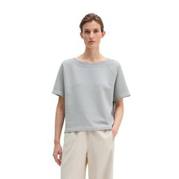 Marc O'Polo MARC O'POLO Damen Sweatshirt "aus Organic Cotton", grau, Gr. S, unifarben, Obermaterial: 100% Baumwolle, Sweatshirts