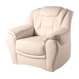 Sit & More sit&more Sessel &raquo;Bellevue&laquo; beige Luxus-Microfaser ALTARA NUBUCK (100% Polyester);SOFTLUX-Kunstleder;NaturLEDER (echtes Rindsleder) Luxus-Microfaser 