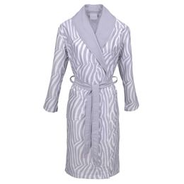 Carl Ross Damenbademantel &raquo;wash&wear&laquo; 1 Stk. Schalgragen grau Frottier 48/50 L: 110cm