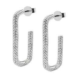Firetti Damen Paar Creolen &raquo;Schmuck Geschenk Silber 925 Ohrschmuck Ohrringe&laquo; mit Zirkonia (synth.) silber Silber 925 (Sterlingsilber)