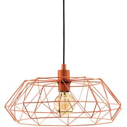 Eglo Pendelleuchte &raquo;CARLTON 2&laquo; E27 H&auml;ngeleuchte braun 1, &Oslash; 45,5cm