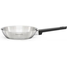 Hanseatic Bratpfanne &raquo;SMART&laquo; Edelstahl 18/10 1 tlg. ohne Beschichtung, energiesparend, f&uuml;r alle Herdarten, inkl. Induktion silber &Oslash; 20cm + H&ouml;he 4,5cm