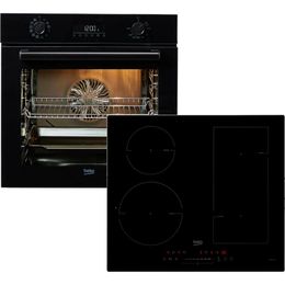 Beko Backofen-Set &raquo;Elbe&laquo; mit 1-fach-Teleskopauszug Set, 2 Stk. tlg. Mit AirFry knusprig frittieren im Ofen &ndash; ganz ohne zus&auml;tzliches Fett EasyFit &ndash; 