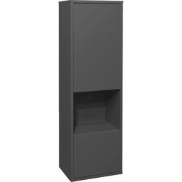 M&auml;usbacher Vitrine &raquo;Bonnie&laquo; Breite 41 cm grau B/H/T: 41cm x 132cm x 32cm, T&uuml;ren: 1 Stk.
