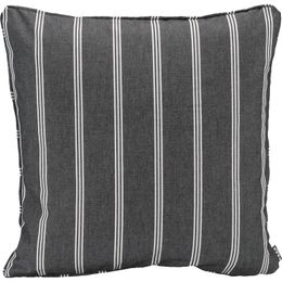 HOCK Dekokissen &raquo;New England&laquo; mit Streifen, Kissenh&uuml;lle mit F&uuml;llung, 1 St&uuml;ck schwarz Kunstfaser B/L: 50cm x 50cm, 1 Stk.