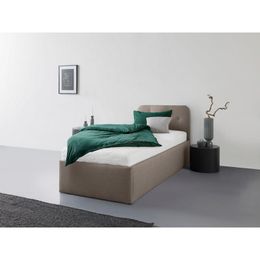 Westfalia Schlafkomfort Polsterbett &raquo;Rostock&laquo; auch mit Stauraum und Kopfteilverstellung erh&auml;ltlich beige Bezug 100% Polyurethan, Polsterung: Polsterwatte, Material Gestell: 