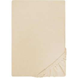 Spannbettlaken &raquo;Jersey in Gr. 90x200, 140x200 oder 180x200 cm&laquo; aus Baumwolle, f&uuml;r Matratzen bis 22 cm H&ouml;he, Bettlaken, Spannbetttuch grau Jersey, 