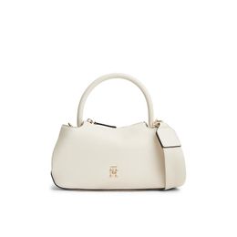 Tommy Hilfiger Damen Henkeltasche &raquo;TH LOGOTAPE MINI SATCHEL&laquo; Damen Handtasche, Umh&auml;ngetasche mit goldfarbenen Details B/H/T: 25cm x 13cm x 10cm