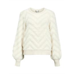 Object Sweater 'OBJHollow' female size XL Cream / Grey
