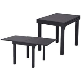 Garden Pleasure Gartentisch &raquo;Elena&laquo; schwarz B/H/T: 65cm x 75cm x 65cm