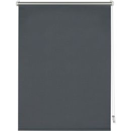 Gardinia Seitenzugrollo &raquo;Thermo Klemmrollo Energiesparend&laquo; energiesparend ohne Bohren freih&auml;ngend abdunkelnd mit Thermobeschichtung grau Polyester 