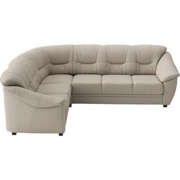 Sit & More sit&more Ecksofa &raquo;Savona L-Form, B. 262cm, klassisches Design, Federkern, Komfort Sitz&laquo; option. Schlaffunktion Liegef. 195x120cm,div. Stoff und 