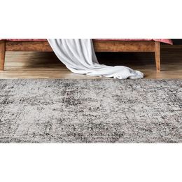 Arte Espina Teppich &raquo;Iglesia 500&laquo; rechteckig 10 mm H&ouml;he Jacquard-Teppich, dezente Farbwahl, R&uuml;cken aus 100 % Baumwolle schwarz Baumwolle, Polyester B : 120cm 1 