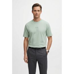 Boss Green Herren BOSS GREEN T-Shirt &raquo;Tee 10 Relaxed Fit&laquo; Rundhalsausschnitt, relaxed Fit, reine Baumwolle gr&uuml;n XXL
